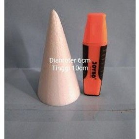 Diameter 6cm Styrofoam Cone Cork Cone Height size selected in variants ...