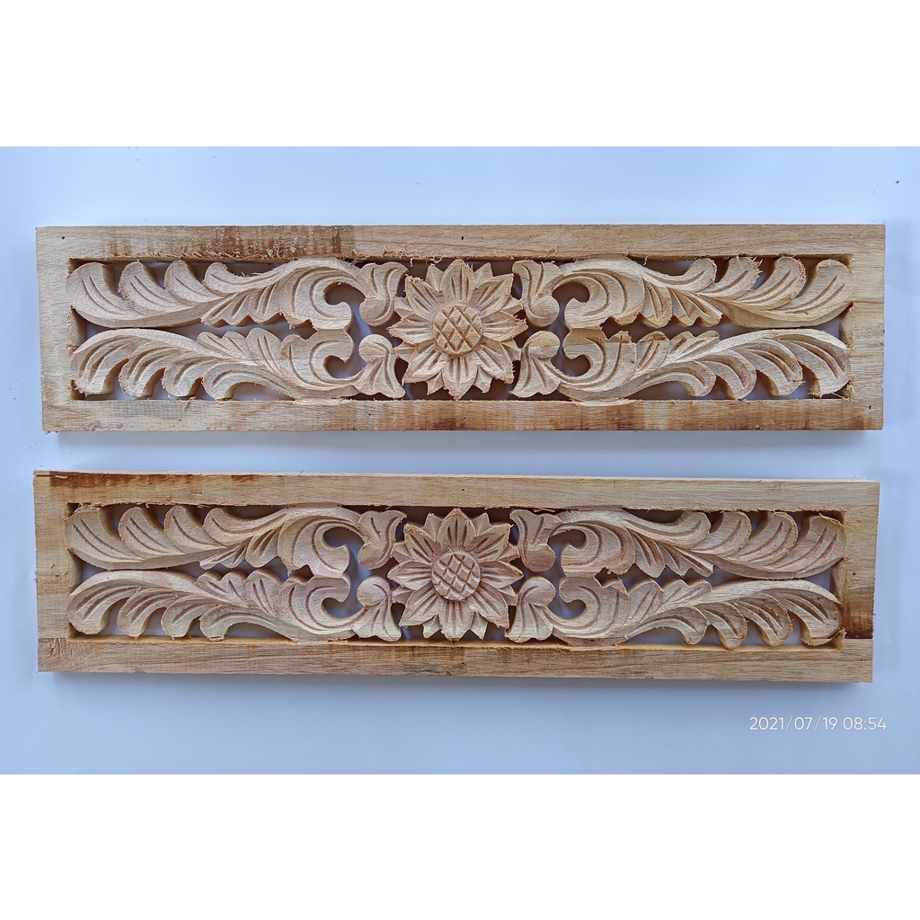 MATAHARI KAYU Wall Decoration Ornaments Carved Paste Pieces Mahogany ...