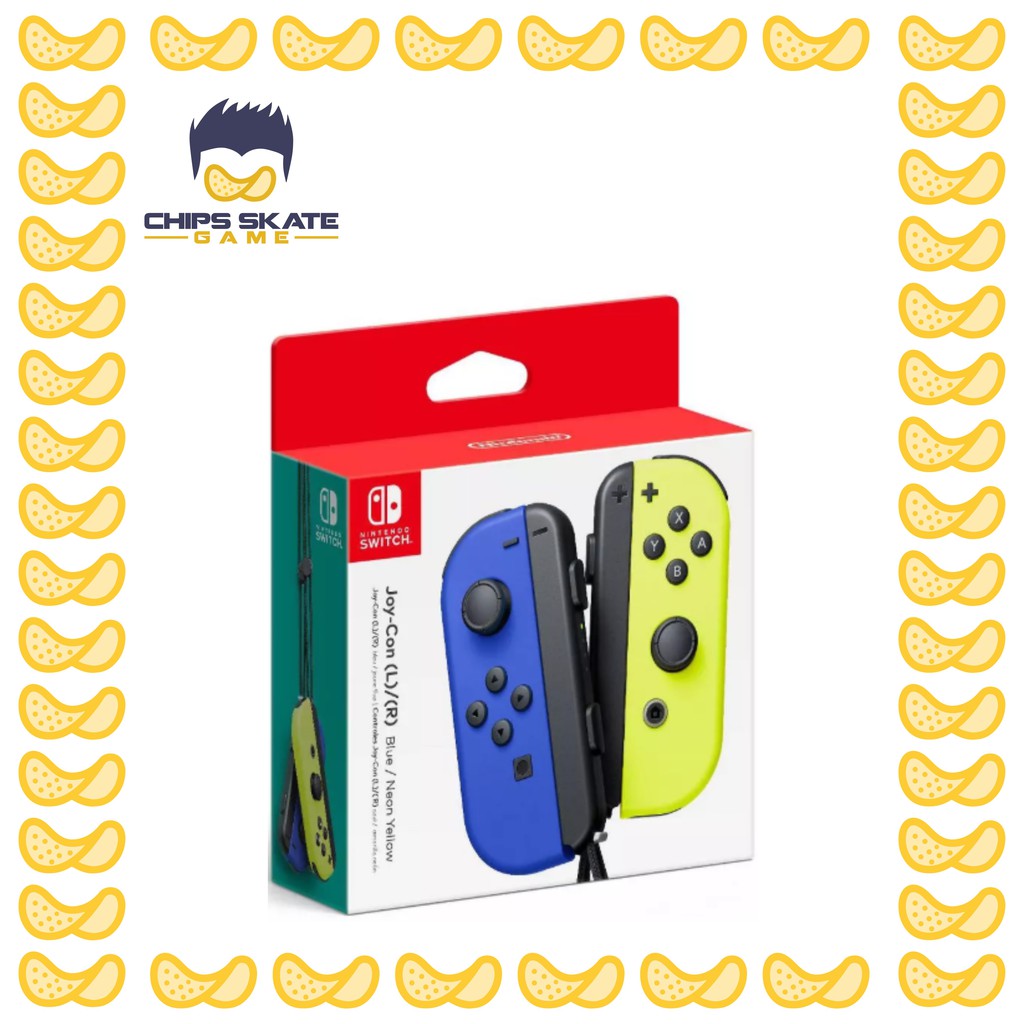 Nintendo Switch JoyCon Pair (Blue/Neon Yellow) | Shopee Singapore