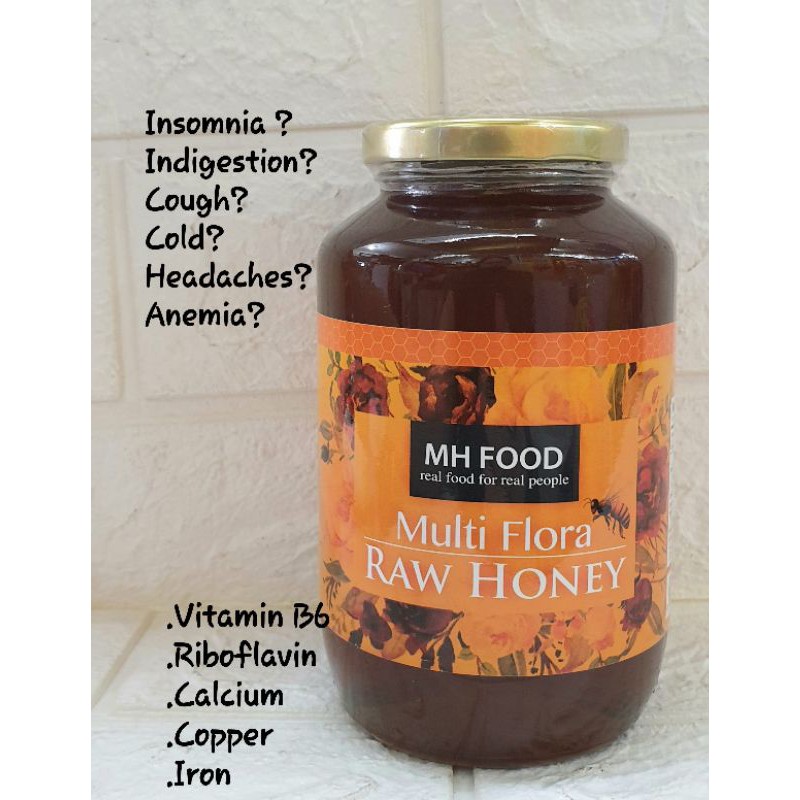 MH FOOD MULTI-FLORA RAW HONEY 1kg (exp 03/24 ) | Shopee Singapore