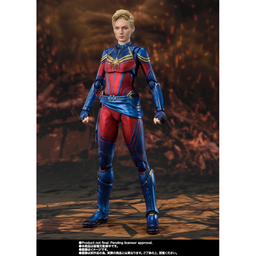 Tamashii Nations SHF Captain Marvel (Avengers: Endgame) | Shopee Singapore