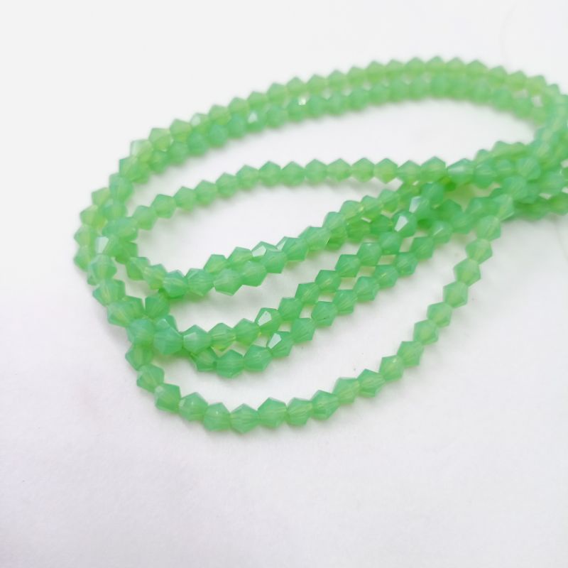 HIJAU Jade Green Cone Crystal 4 mm | Shopee Singapore