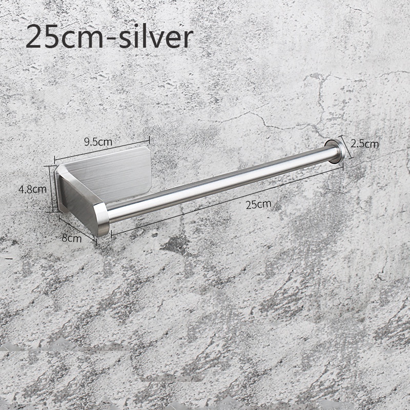 304 Stainless Steel Kitchen Paper Roll Holder Punch Free Waterproof ...