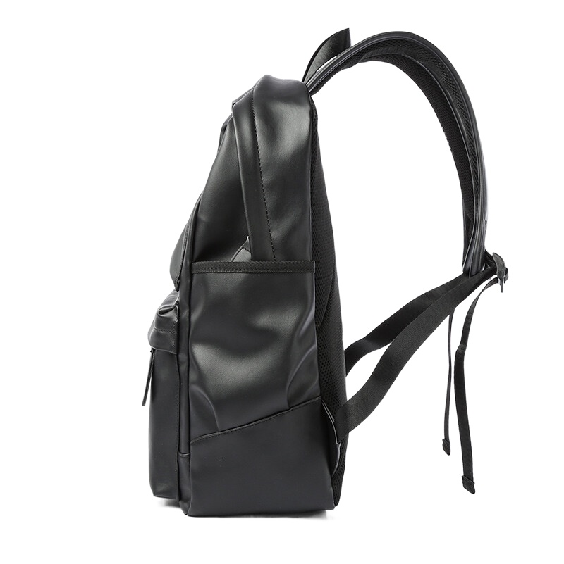 Leacat Men's Backpack PU Leather School Backpack Fashion Waterproof ...