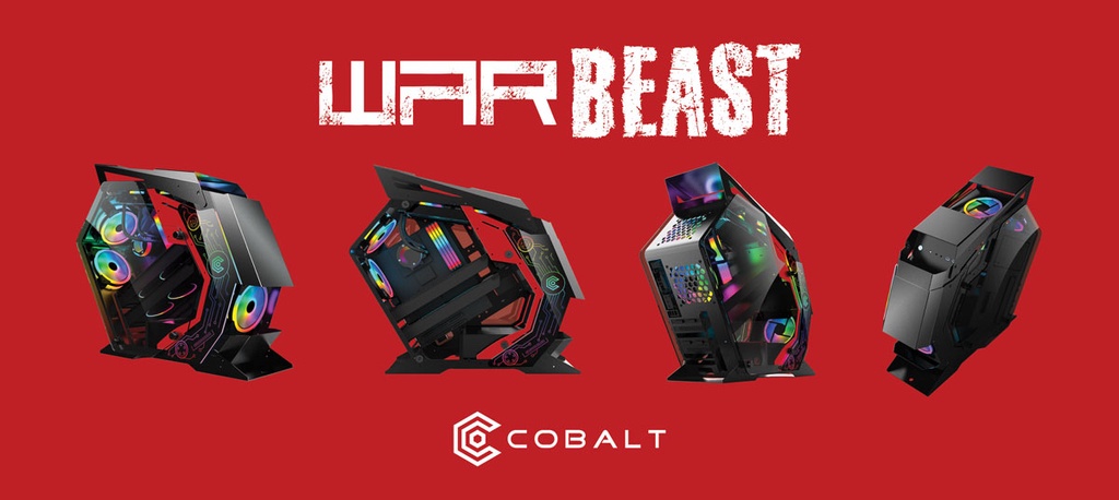 COBALT War Beast Gaming Chassis - Mid-tower ATX Case - RGB - (CBT-CS02 ...