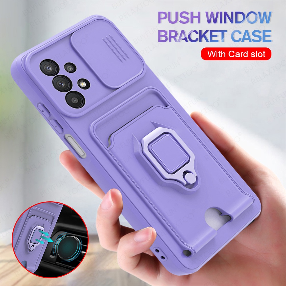 TPU Soft Sliding Camera Lens Protector Casing For Samsung Galaxy A15 ...