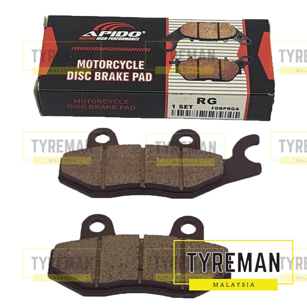 Apido/Ushiga/Mutakin Brake Pad Suzuki RG110, Yamaha Lagenda Z, 125ZR ...