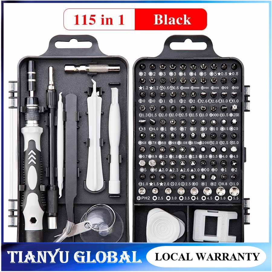 115 in 1 Precision Screwdriver Set Professional Multi-Function Repair Tool with 98 Magnetic ...