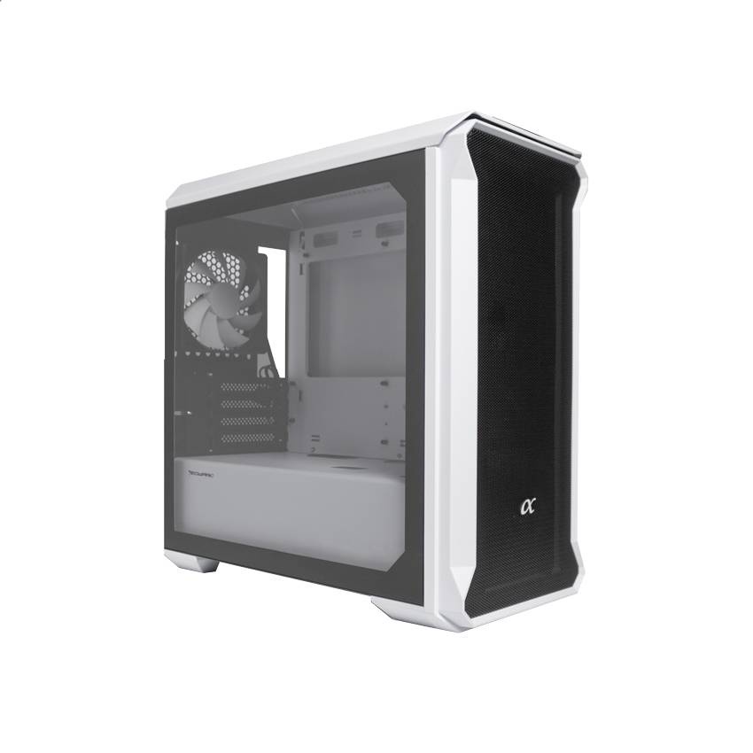 Tecware Alpha M TG MATX Casing (White) | Shopee Singapore