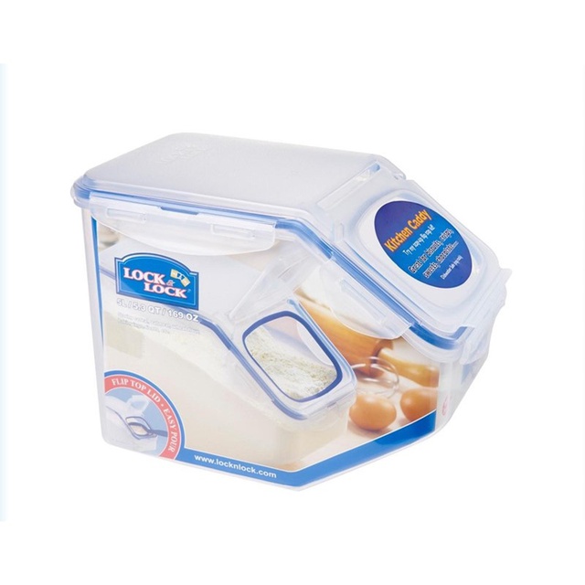Lock & Lock Rice Case With Flip 5L - Foh Foh | Shopee Singapore
