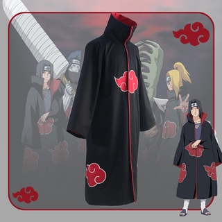 Children/Adults Anime Cosplay Costume Naruto Akatsuki Sasuke Cloak Taka ...