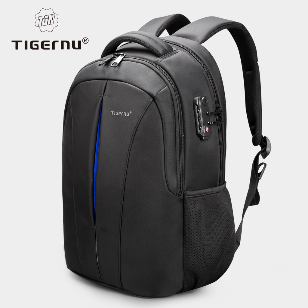 Tigernu 3105 Waterproof Laptop Backpack NO Key TSA Anti Theft Nylon (15 ...