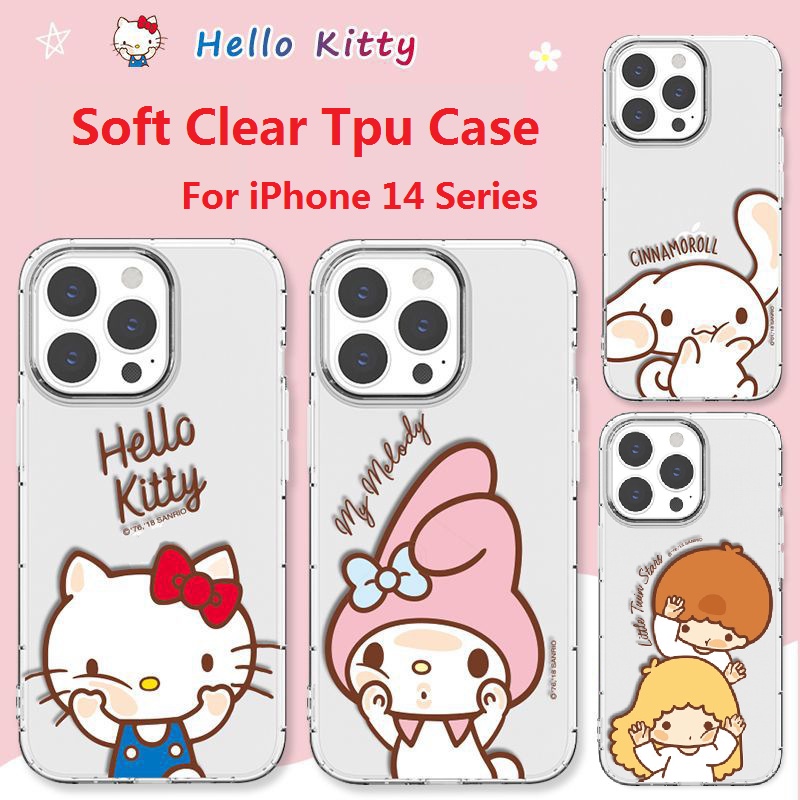 For iPhone 14 Pro Max/14 Plus Original Sanrio Hello Kitty Melody Twin ...