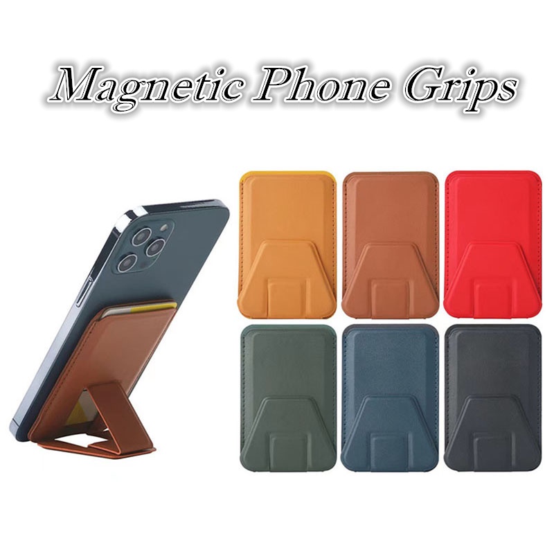 Business Wallet Type Invisible Magnetic Ring Bracket Portable Card Slot ...
