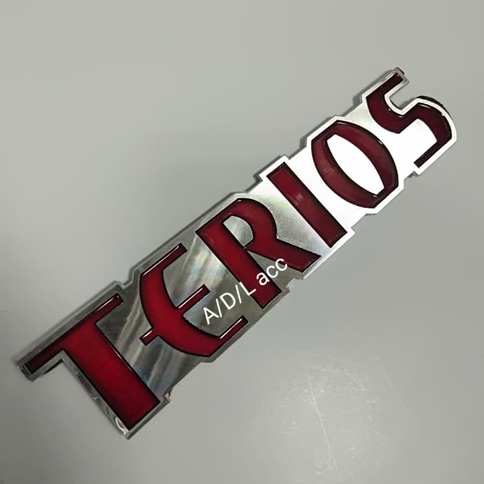 MERAH Daihatsu TERIOS/ALL NEW TERIOS Hard Plate Sticker emblem emblem ...