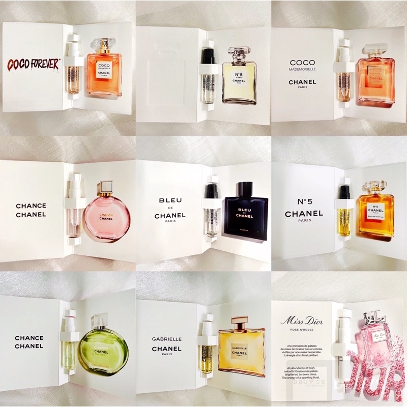 💯 Authentic Assorted Brand Mini Perfume Tester Vial Spray Travel Size ...