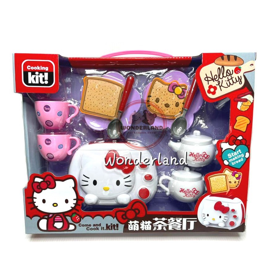 Hello Kitty Tea Pot Tea Time Toys with supercute design | Shopee Singapore
