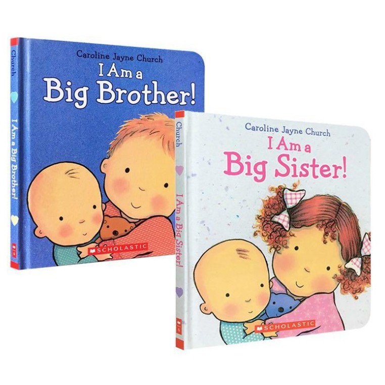 [Board book] I am a big brother / I am a big sister book by by Jayne ...