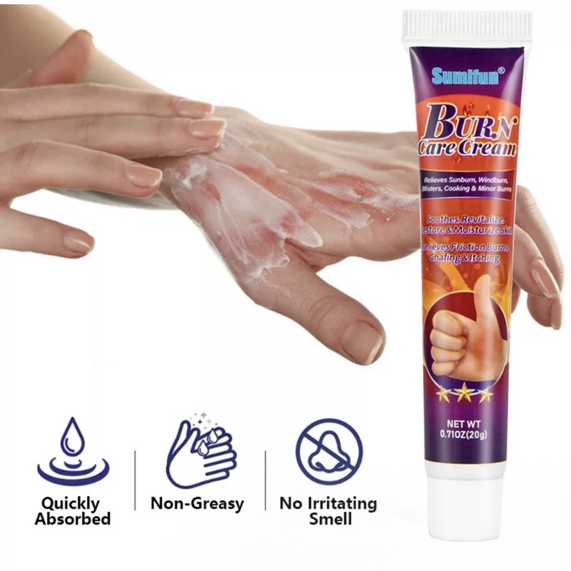 Sumifun 20g Antibacterial Burn and Scald Cream - Chinese Herbal Formula ...