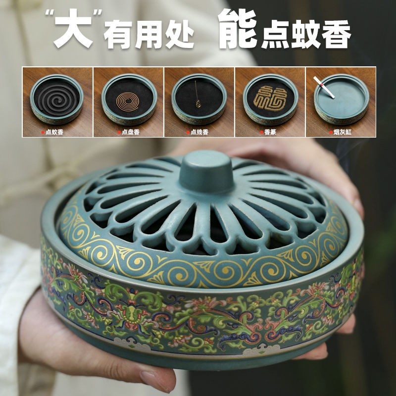 Mosquito incense box with lid fireproof portable mosquito incense ...