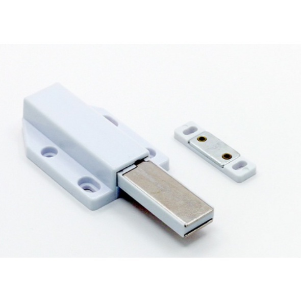 ML120 Single Magnetic Spring Catch for Cabinet (White) | Shopee Singapore
