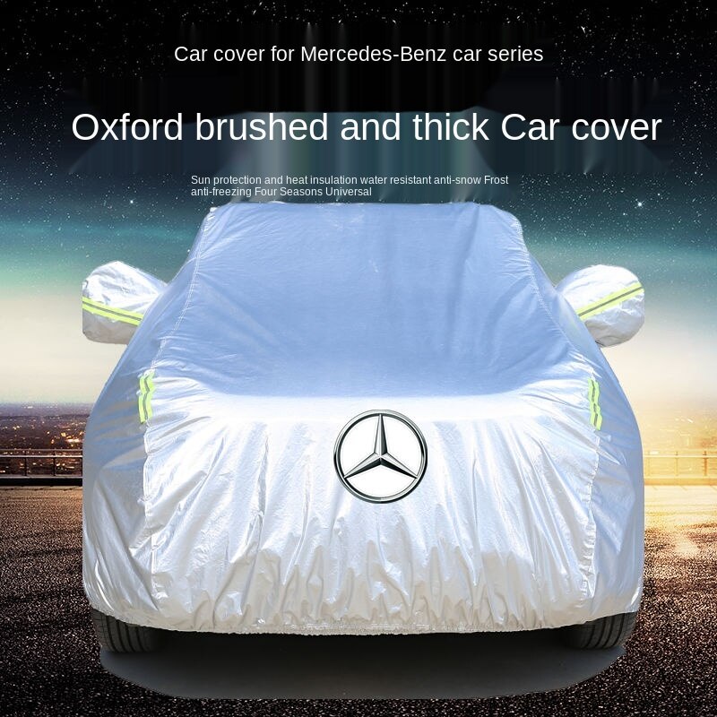 Mercedes-Benz, car cover outdoor sunscreen, used for car reflector ...