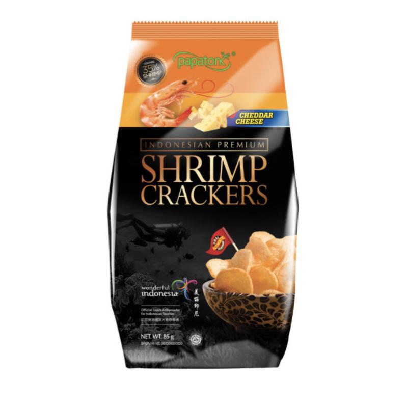 Papatonk Shrimp Cracker 85g Cheddar Cheese - PMXD | Shopee Singapore