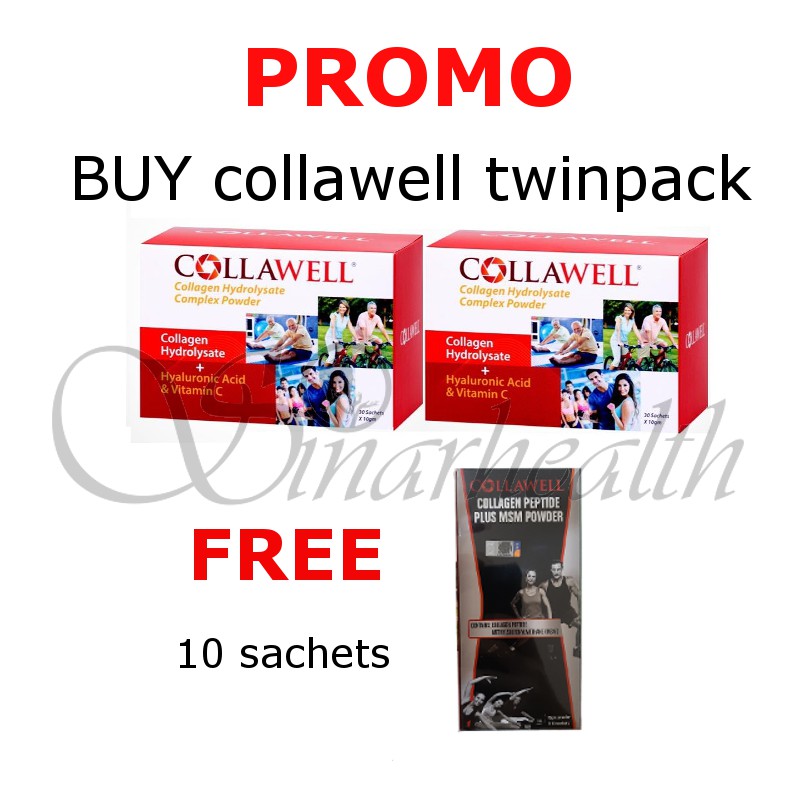 Value Pack: Collawell Collagen Hydrolysate Complex Powder 30 Sachets x ...
