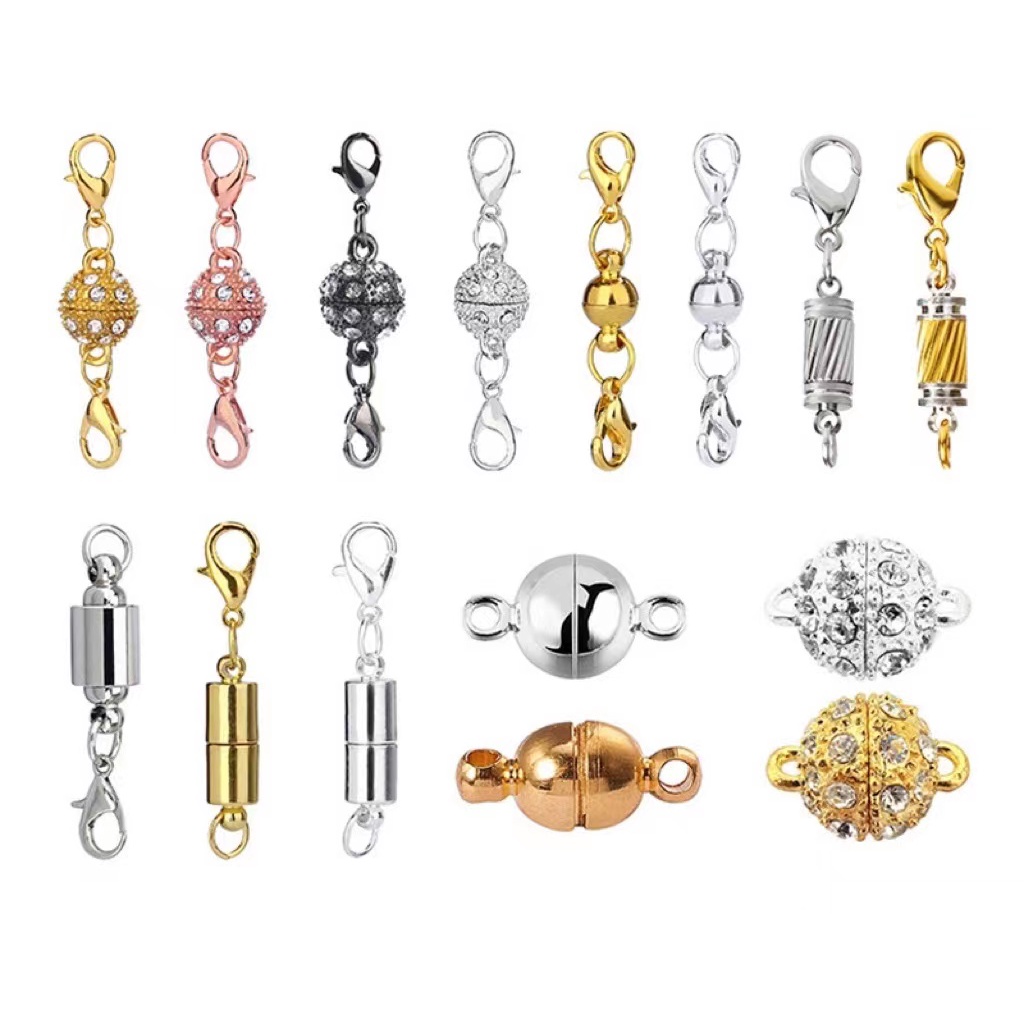 Necklace Bracelet Connector Buckle Metal Copper Extender Magnetic ...