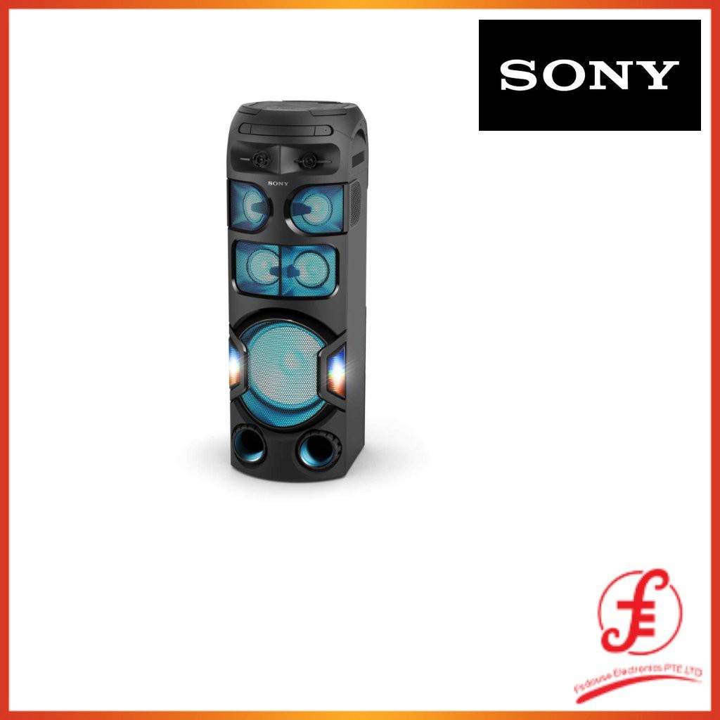 Sony MHC-V82D/ MHC-V73D High Power Audio System with Bluetooth Technology Powerful Party Speaker ...