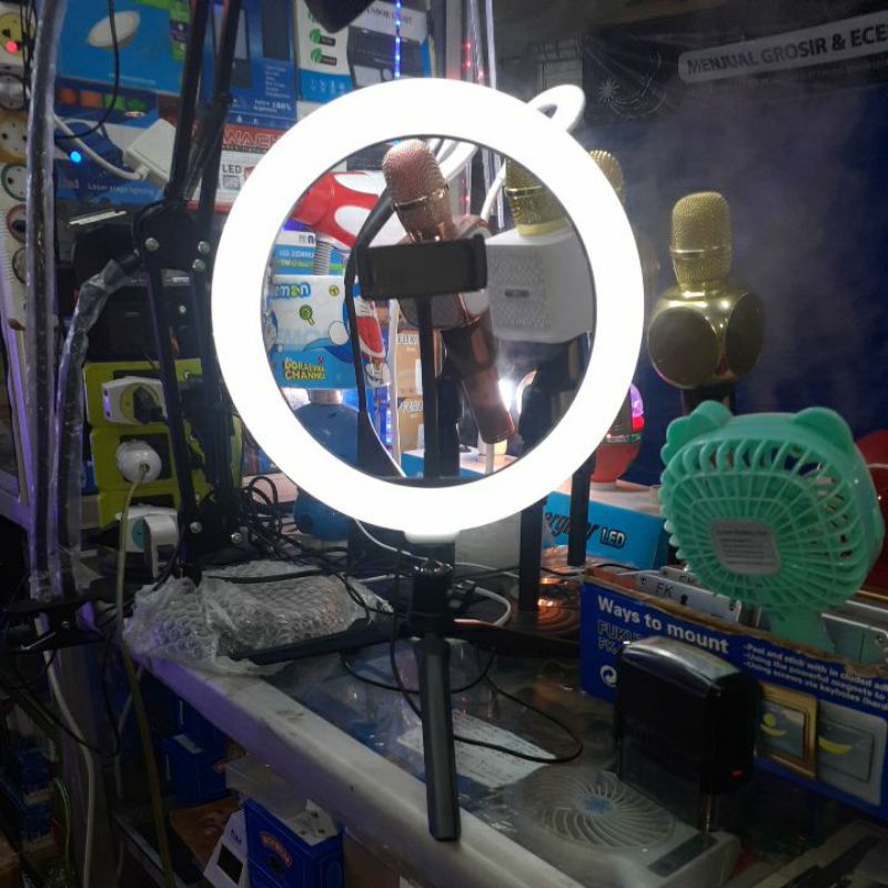 RingLight 26cm Complete Set with tripod and Bluetooth Shutter Camera ...