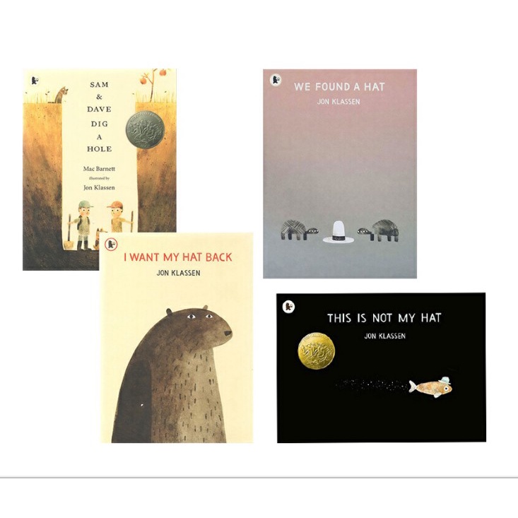 English Original Picture Book This is not my hat/Sam and Dave Dig a ...