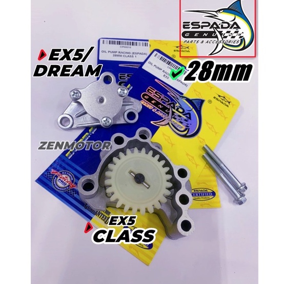 ESPADA RACING OIL PUMP EX5 DREAM CLASS 1 WAVE100 OIL PUMP EX5 DREAM ...