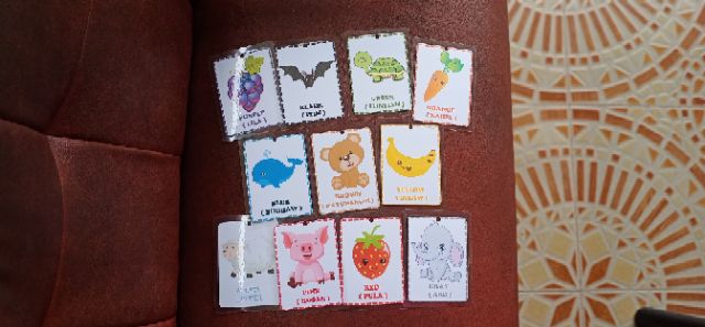 COLORS FLASHCARDS LAMINATED ENGLISH TAGALOG for kids(teacher pher ...