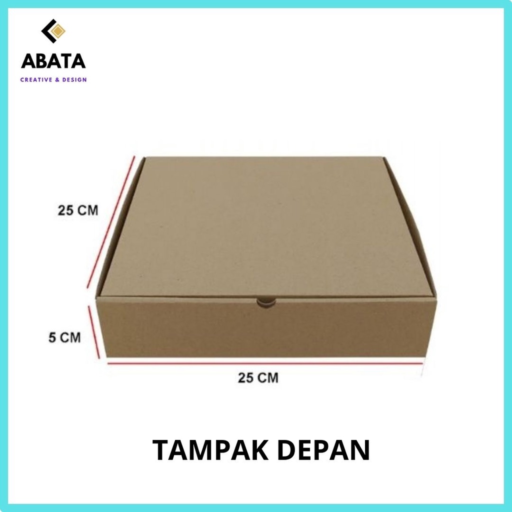 Cardboard / BOX - 25x25 cm - DIE CUT And EASY USAGE -- | Shopee Singapore