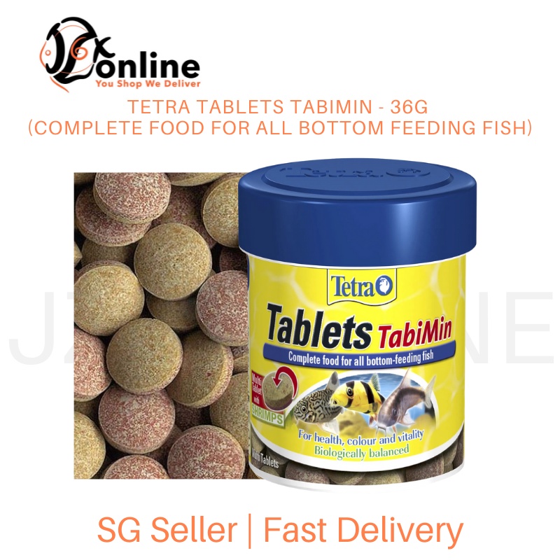 TETRA Tablets TabiMin - 36g (Complete Food For All Bottom Feeding Fish ...