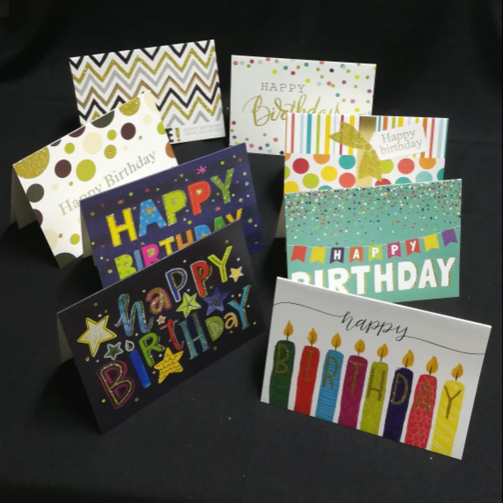 [GC 07] Greeting Card | Gift Card | Happy Birthday Card | 生日快乐 | Shopee ...