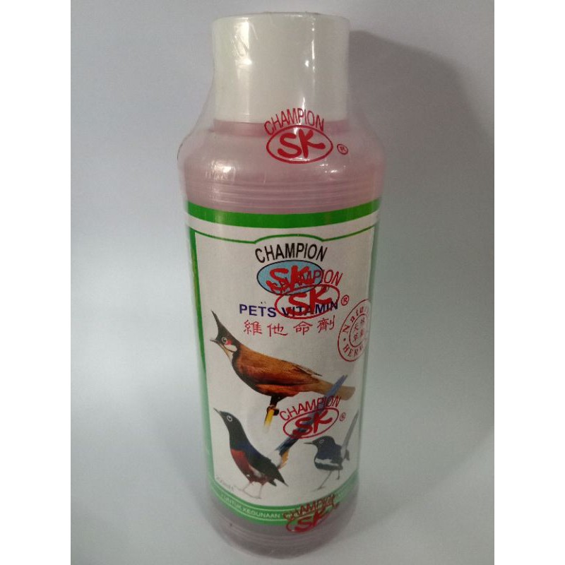 SK CHAMPION bird vitamins (200ml)/bird booster vitamins/healthy birds ...