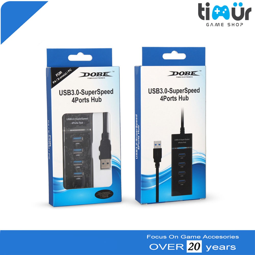 USB 3.0 Data Adapter 4 Port HUB PS3 PS4 PS5 Xbox Series 360 One PC ...