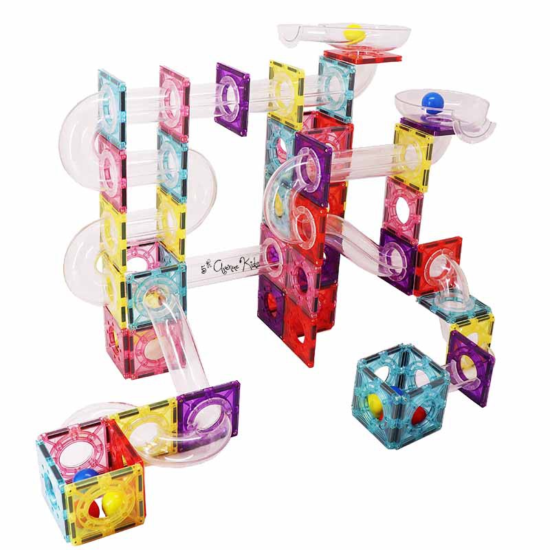 Ball Run 106 pc with Clear Tubes - Magtelier | Shopee Singapore