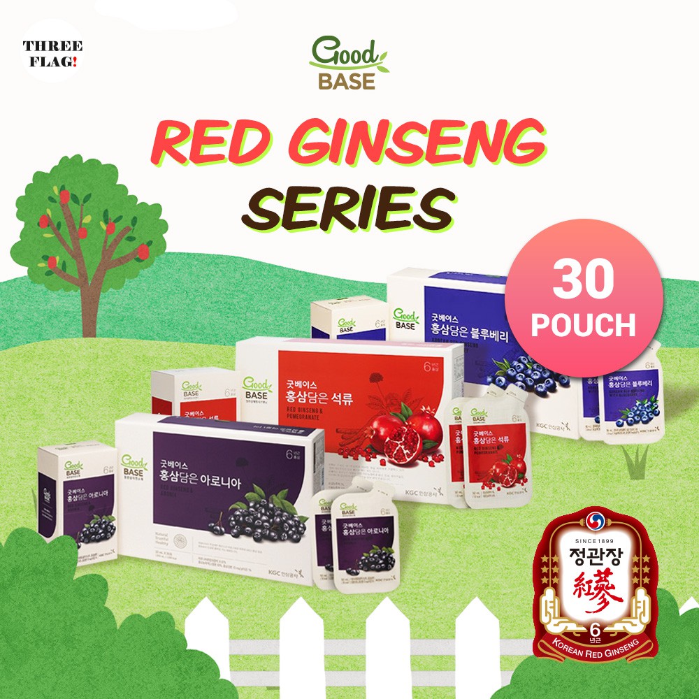 KGC Good Base Red Ginseng Series - Pomegranate, Aronia, Blueberry ...