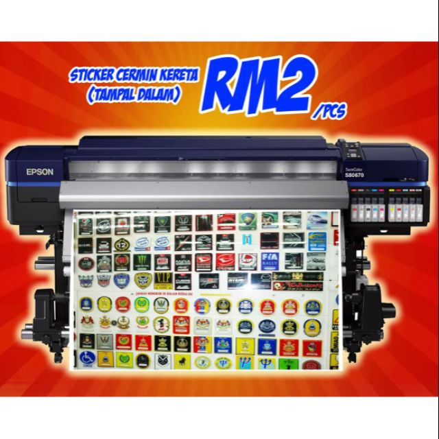 25 PCS Roadtax decal custom sticker cermin kereta | Shopee Singapore