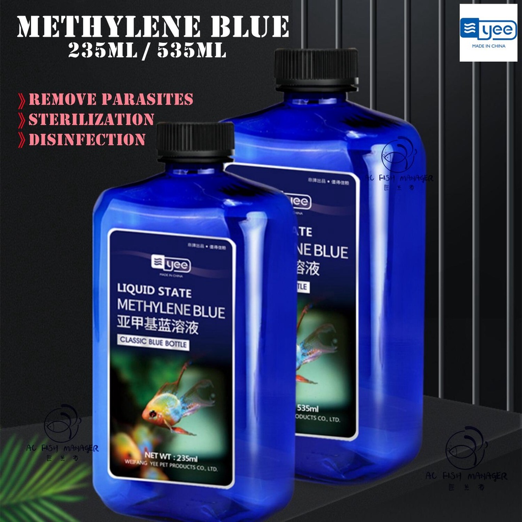 YEE Liquid State Methylene Blue Ubat Biru Cure Fish Parasites Diseases ...