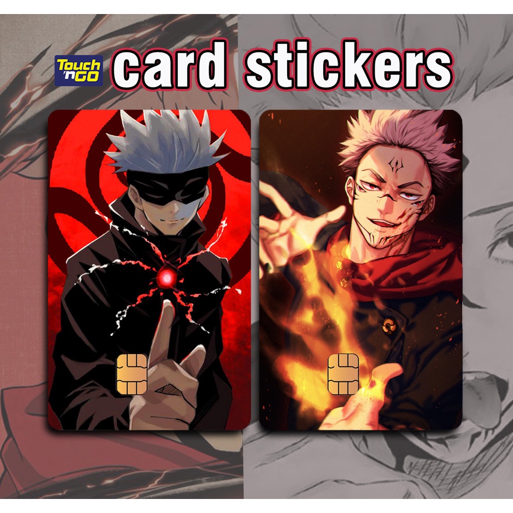 JUJUTSU KAISEN CARD STICKER - JUJUTSU CARD STICKER - JUJUTSU KAD ...