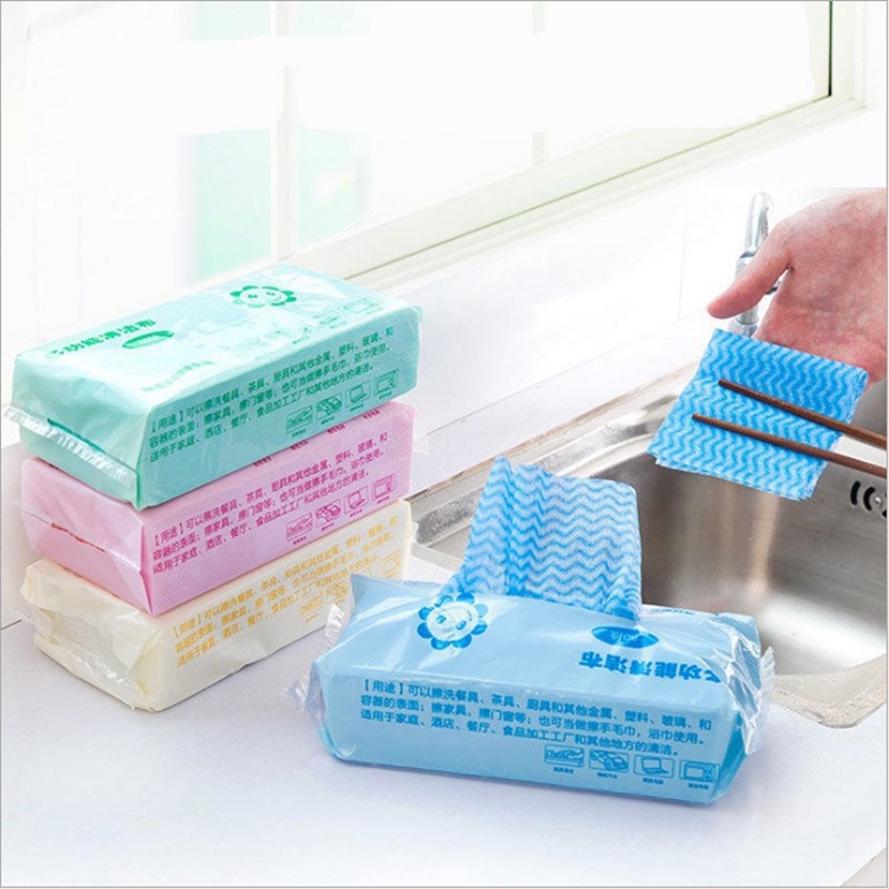 Disposable Non-woven Cooking Cleaning Cloth Kitchen Rags and Table ...