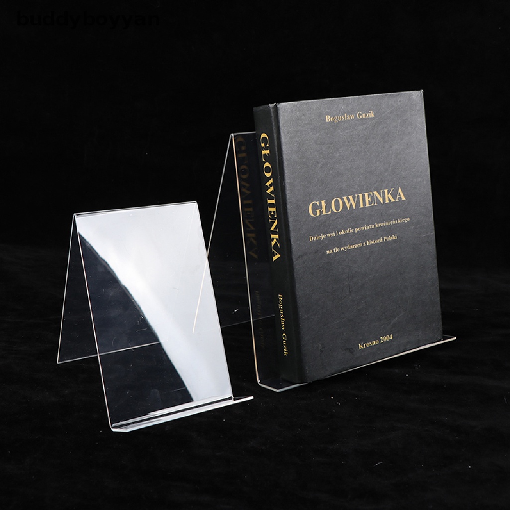 buddyboyyan Acrylic Book Display Stand Photo Frame Brochure Artwork ...