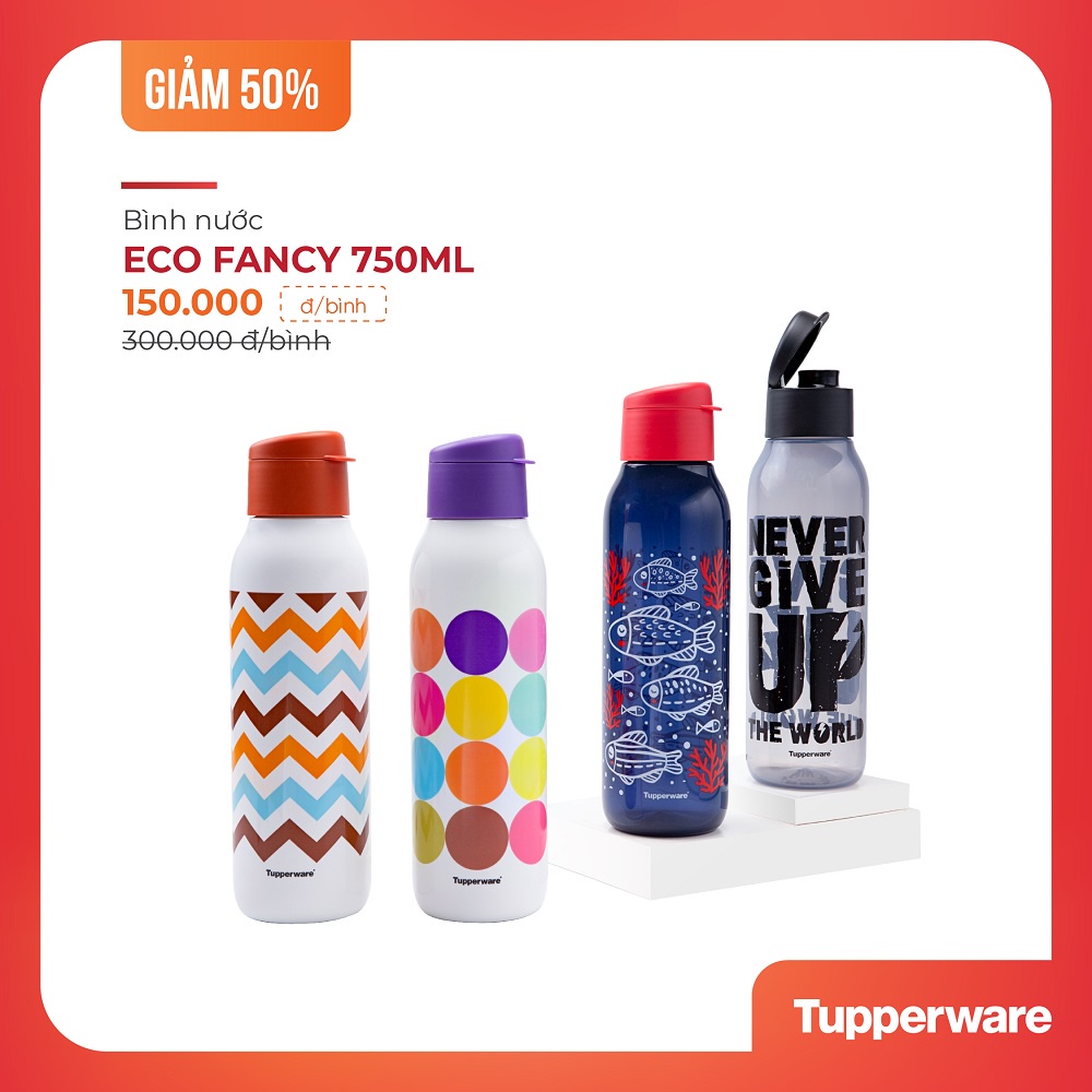 Tupperware MALL - Eco Bottle Fancy Water Bottle 750ml | Shopee Singapore