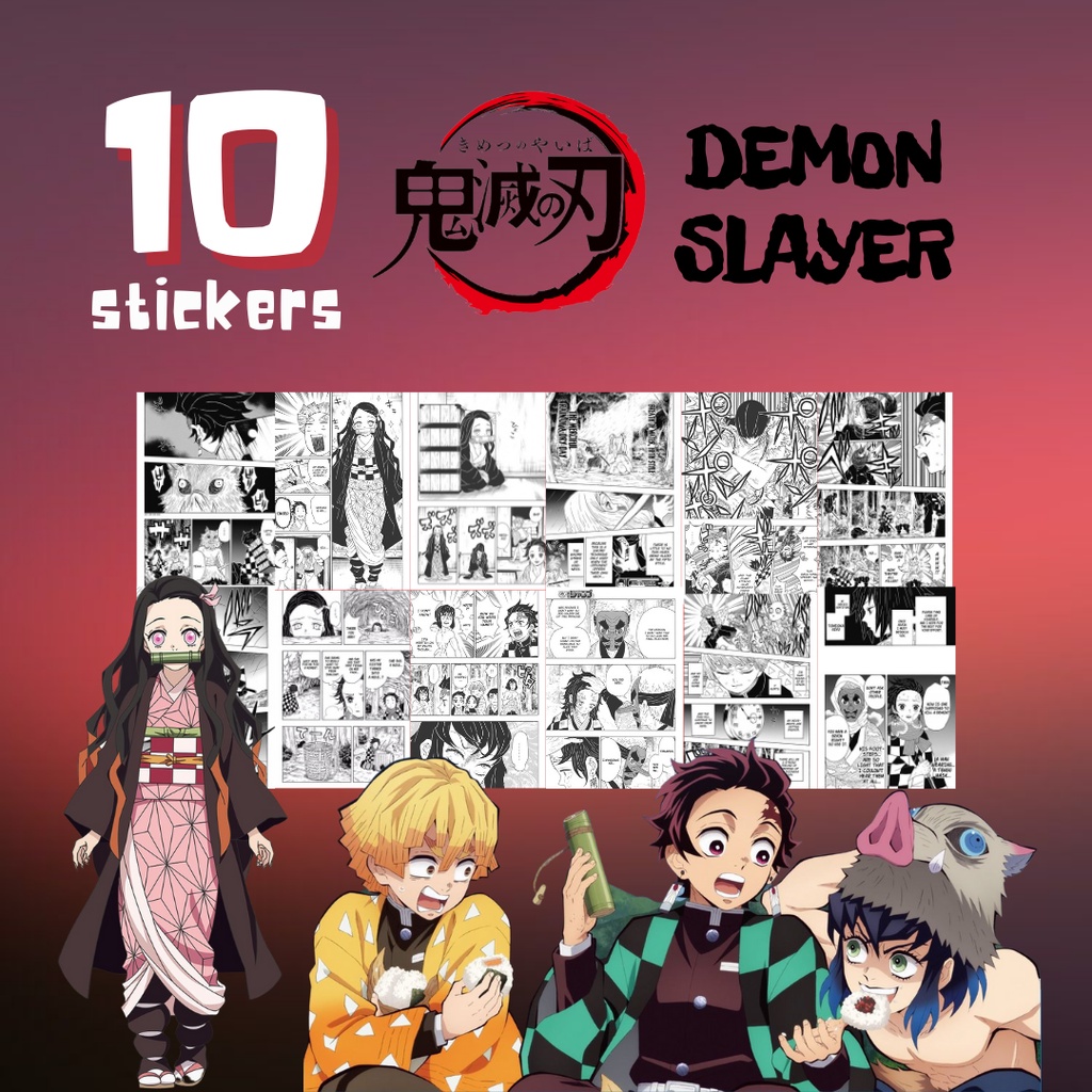 [Shop Malaysia] Demon Slayer Wall Collage Kit | Demon Slayer Stickers ...
