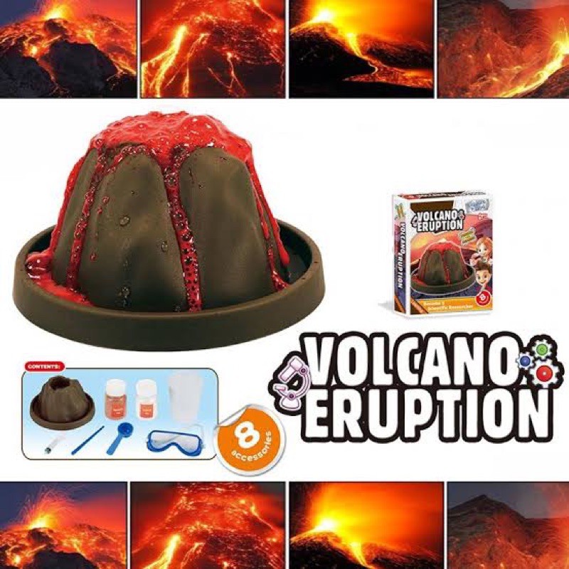Volcano Eruption Volcano Educational Toys | Shopee Singapore
