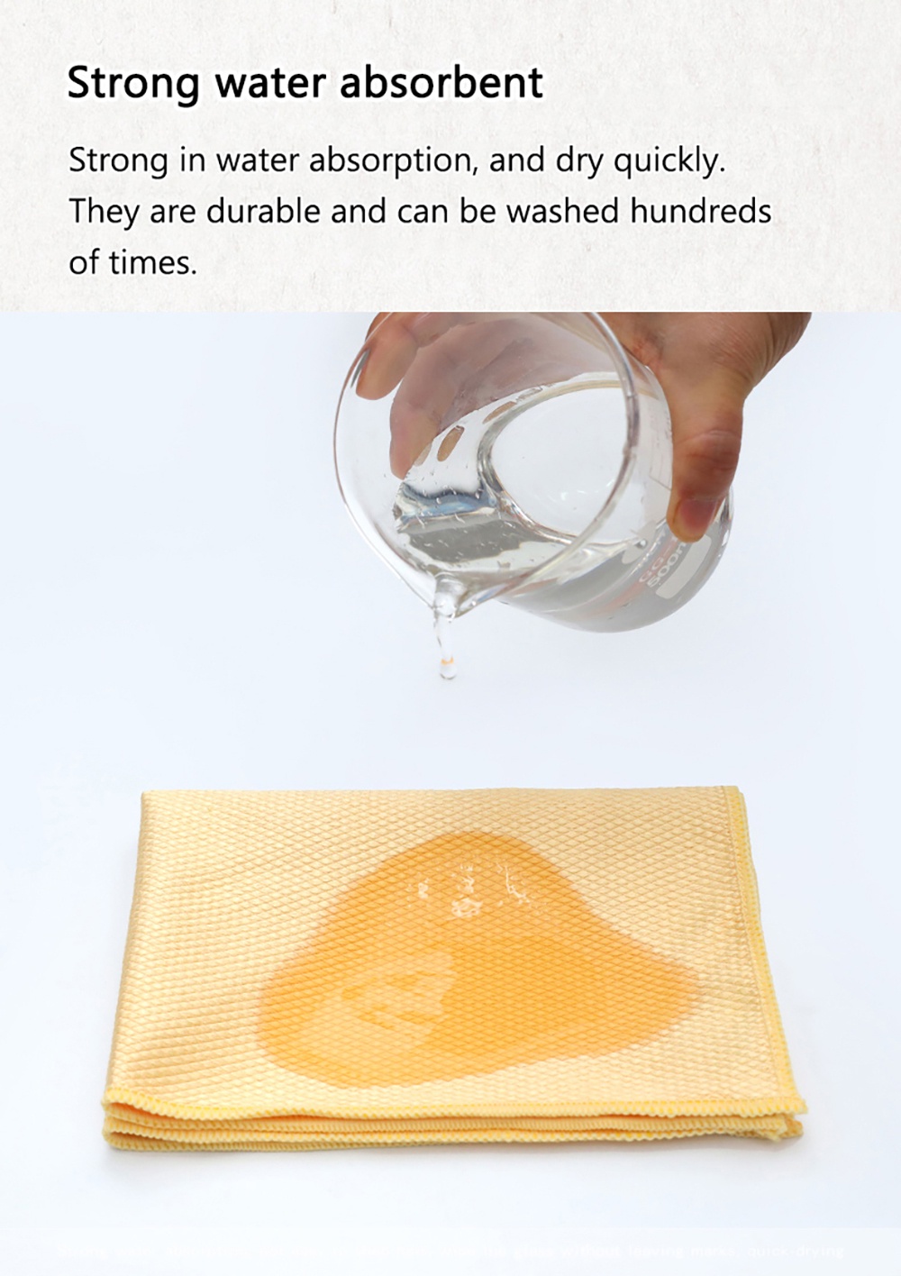 [8pcs]Thickened Nanofiber Cleaning Cloth Lint-Free Wave Pattern Fish ...